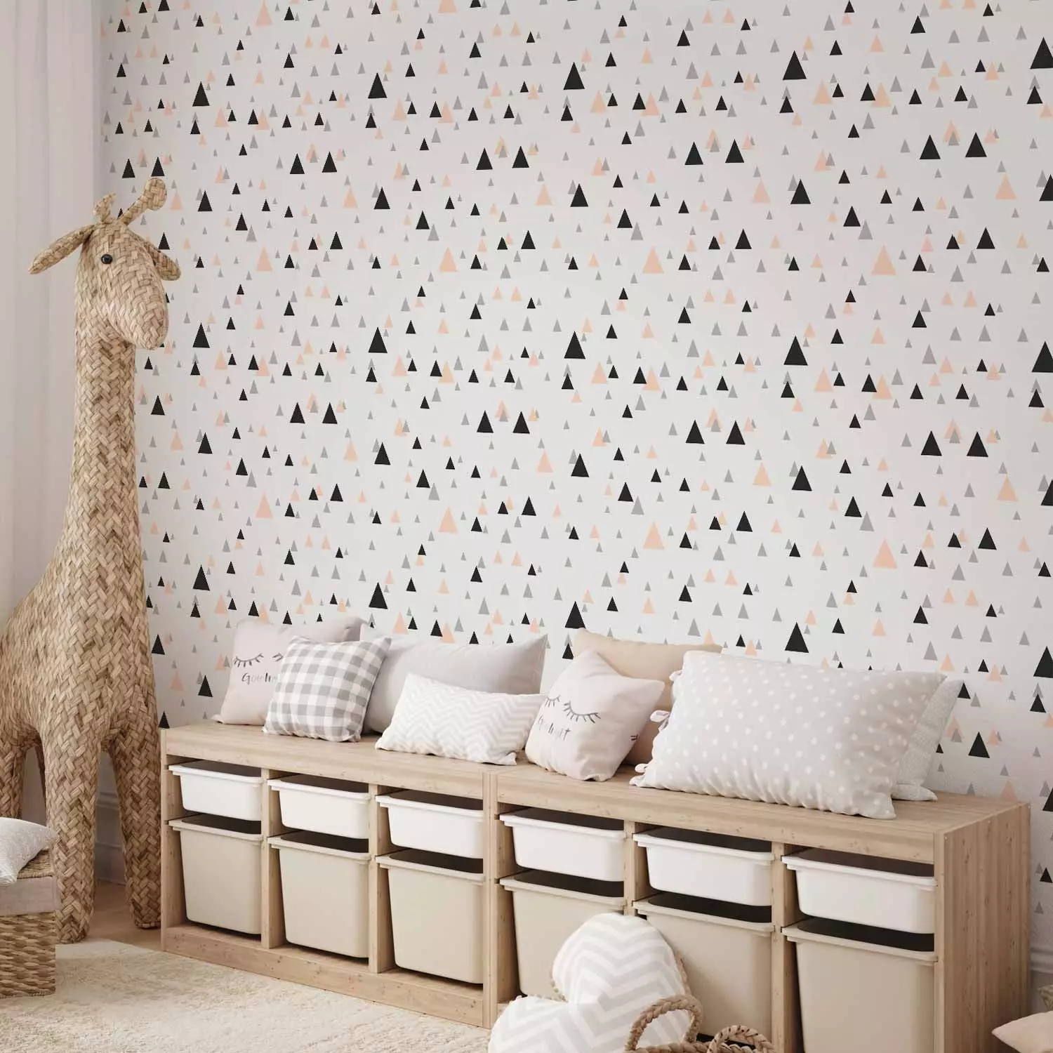 white wallpaper with small pattern