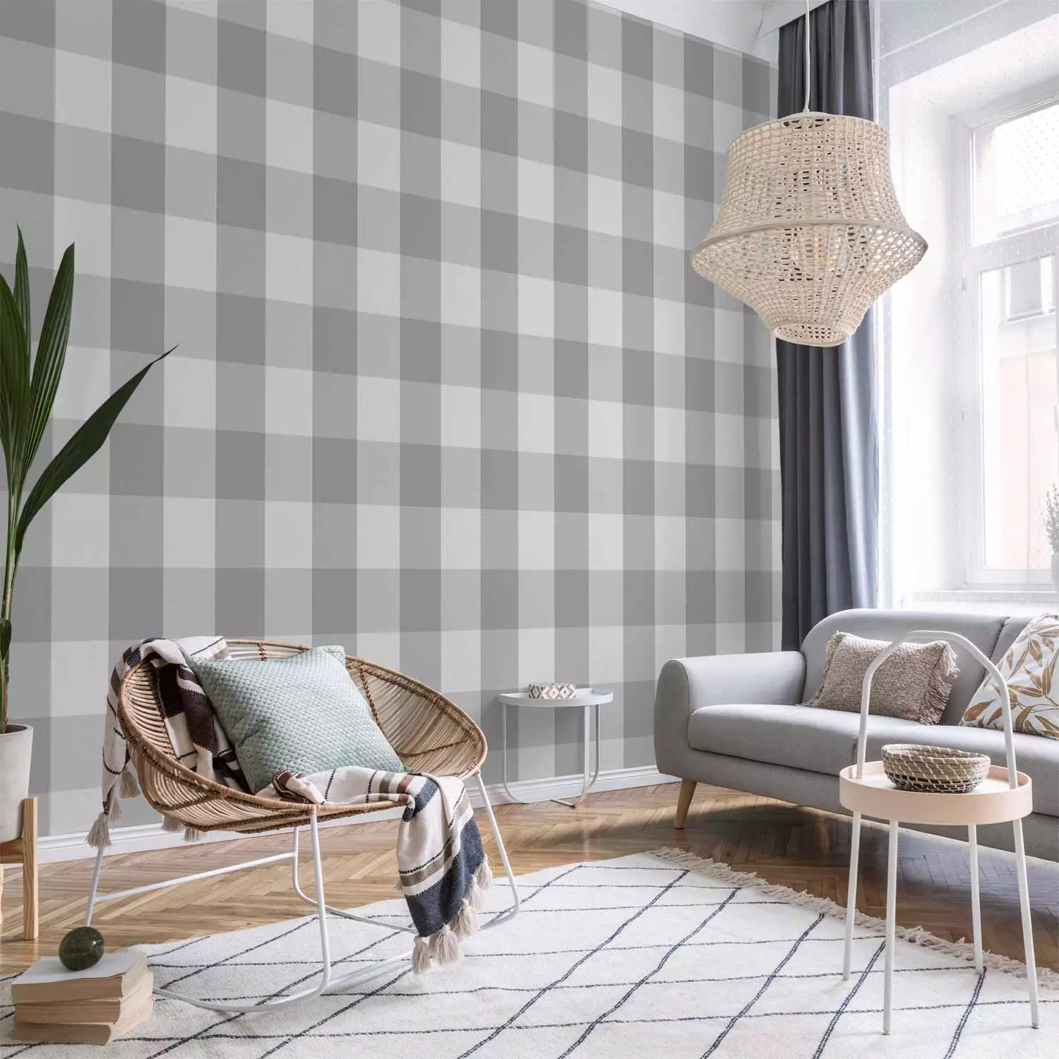 grey pattern wallpaper uk