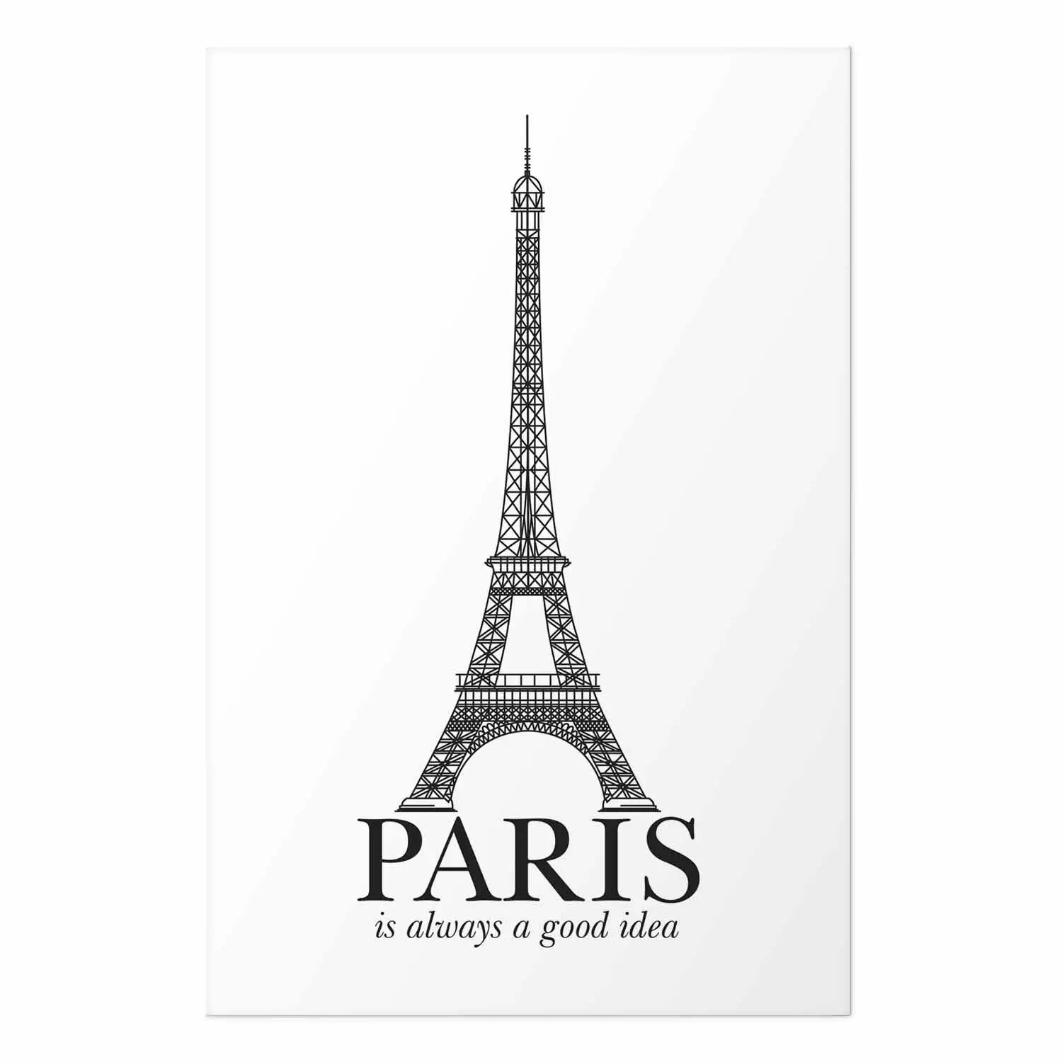Eiffel Tower Black And White Poster PARIS EIFFEL TOWER BLACK AND WHITE