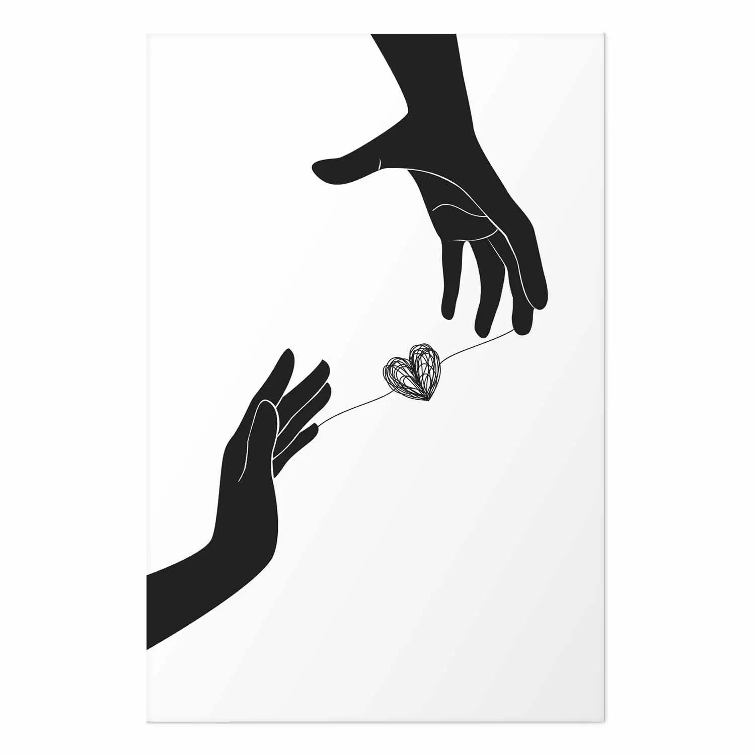 Black And White Love Drawing