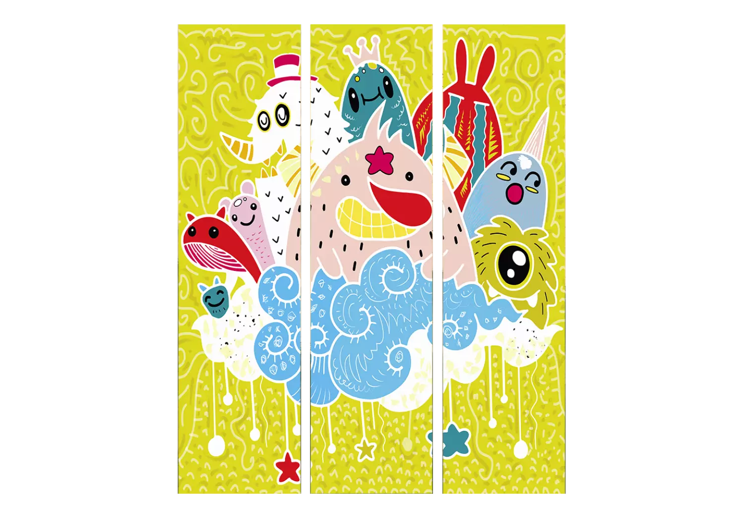 colorful creatures base