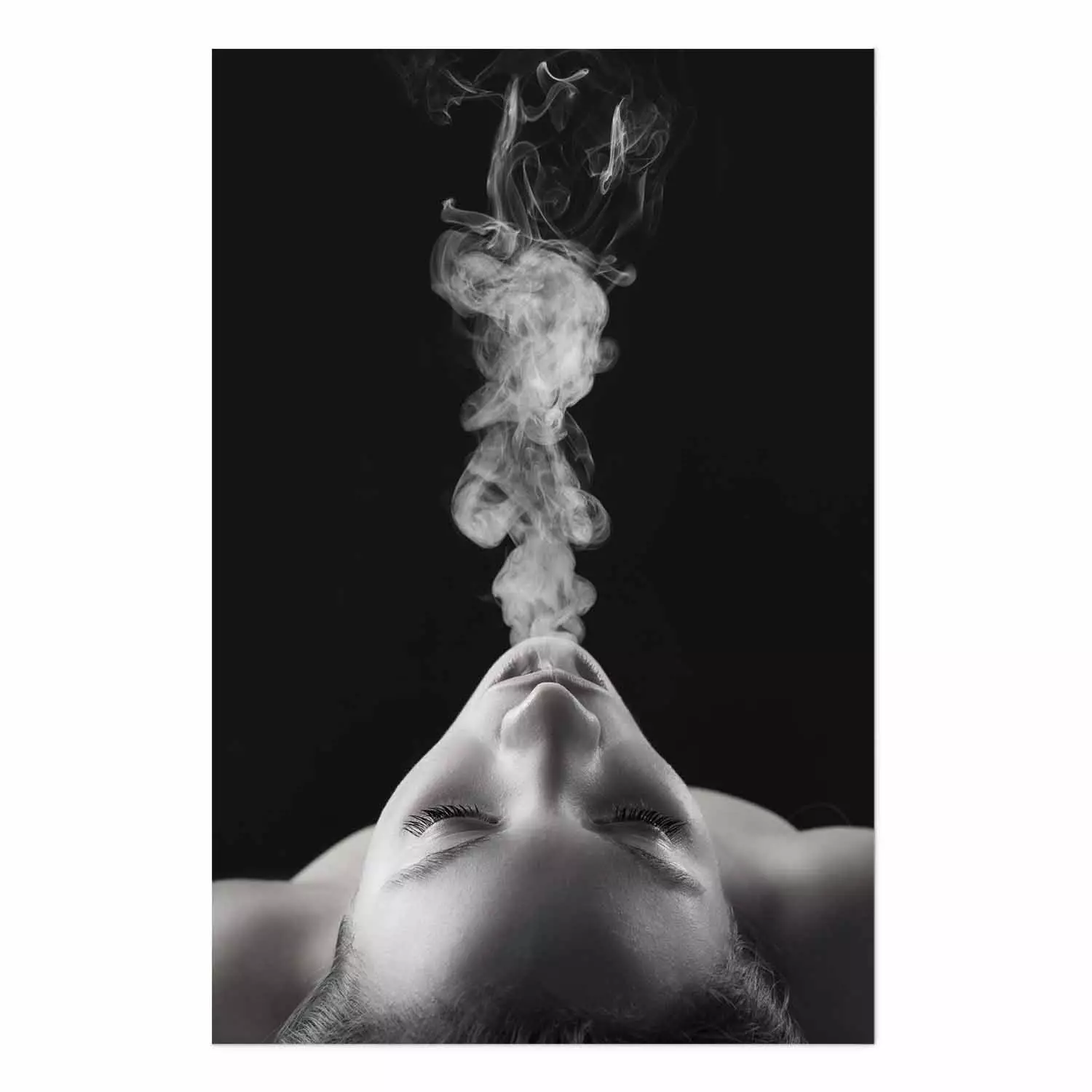 faces in smoke