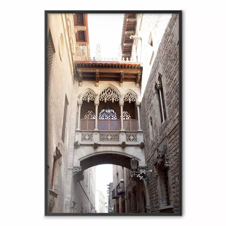 Poster City Tour - stone bridge connecting two buildings over the ...