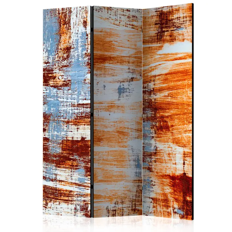 Room Separator Corrosion - bronze and gray metal texture pattern - bimago