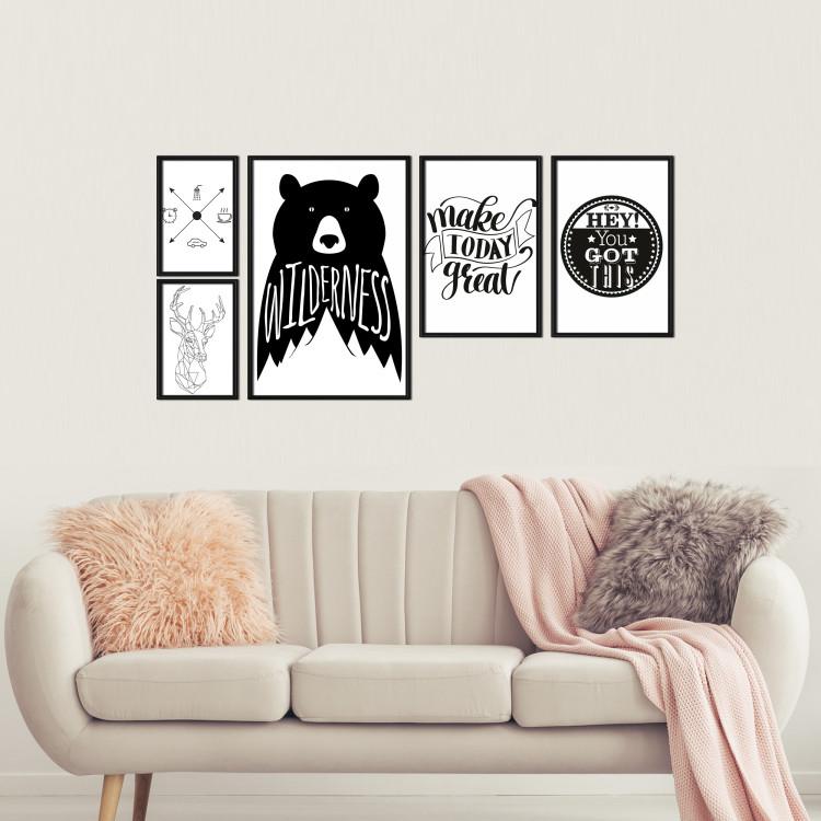 Scandinavian Gallery Wall, set posters scandinavian, posters set ...