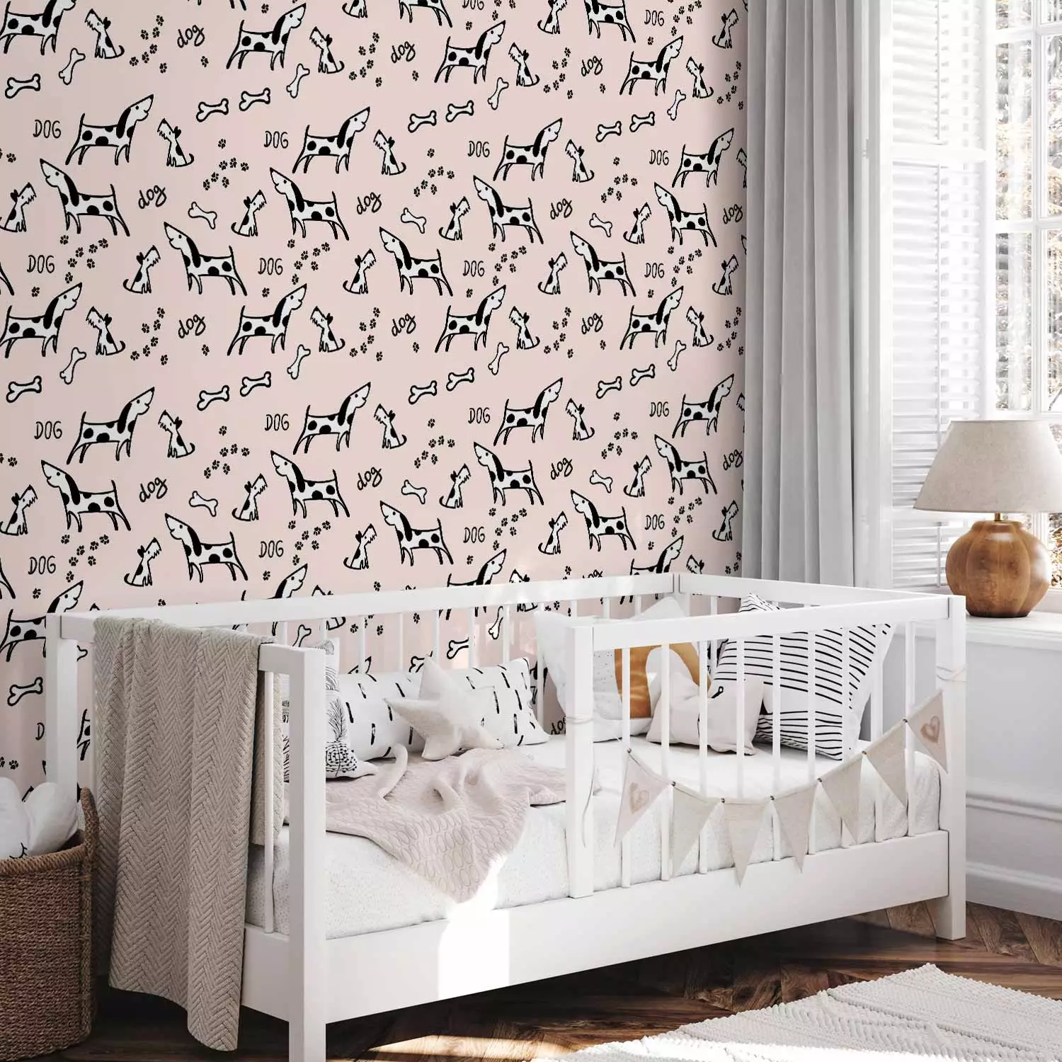 dog pattern wallpaper uk