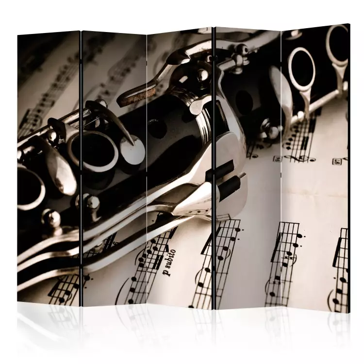 Room Separator Clarinet and Musical Notes II - musical instrument ...