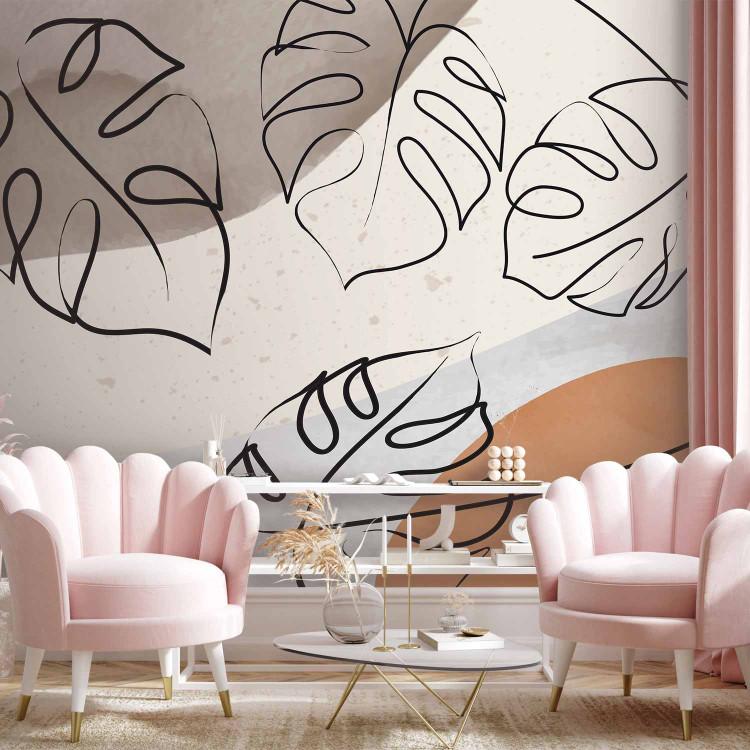 Leaves Wall Mural, wall murals leaves, tropical leaves, wall mural ...