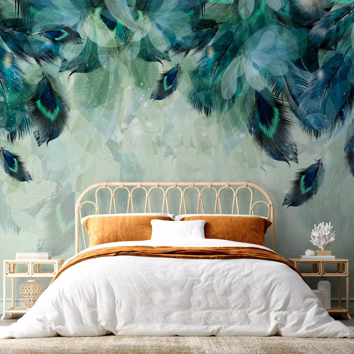 feather wallpaper uk