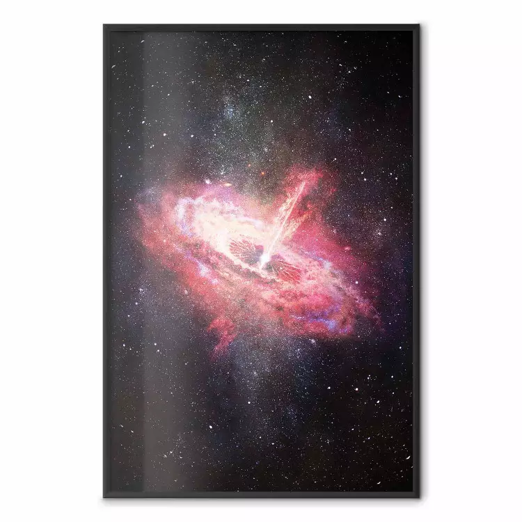 Wall Poster Lonely Galaxy - colorful landscape filled with stars in ...