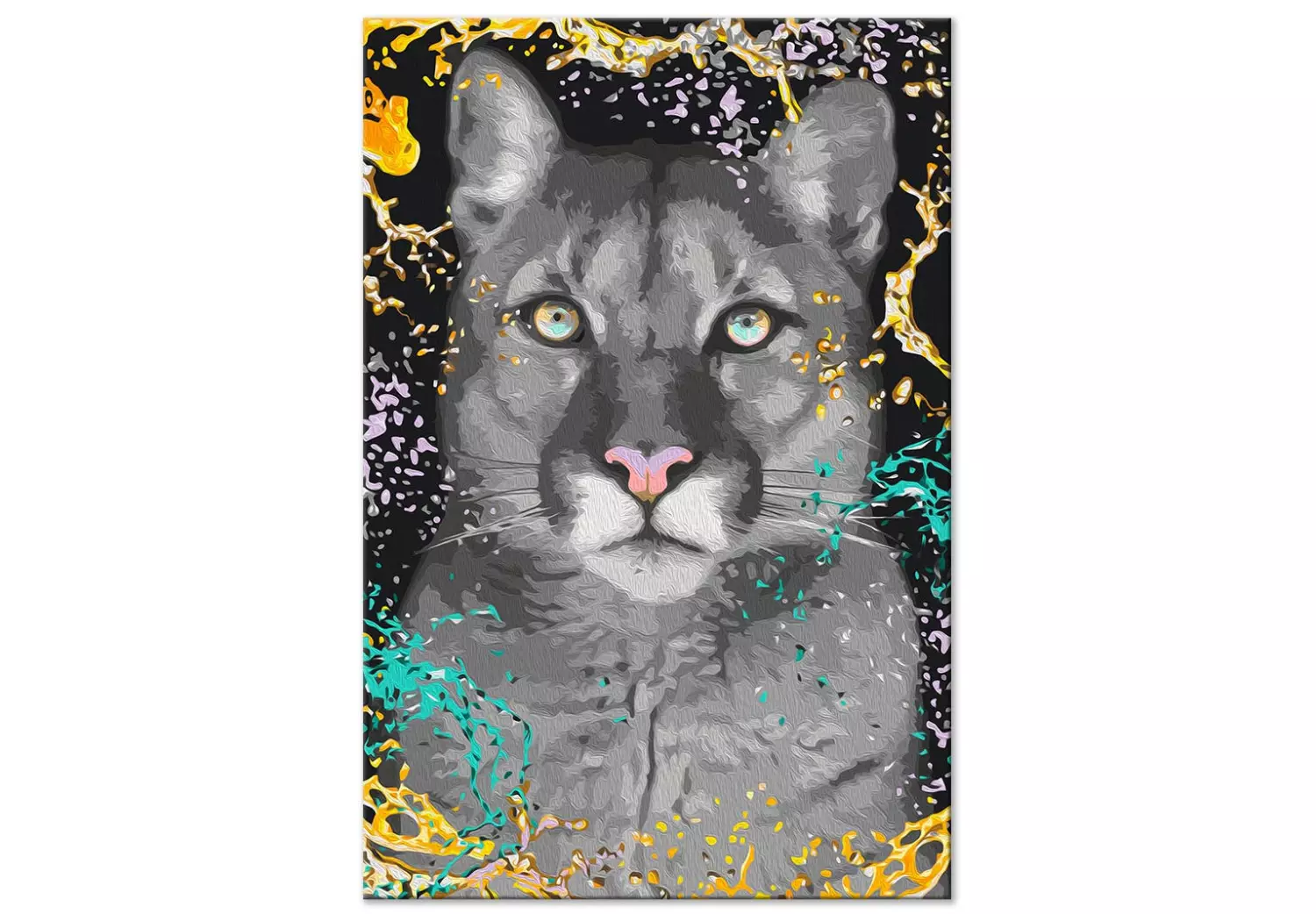 Paint by numbers for adults Noble Puma bimago