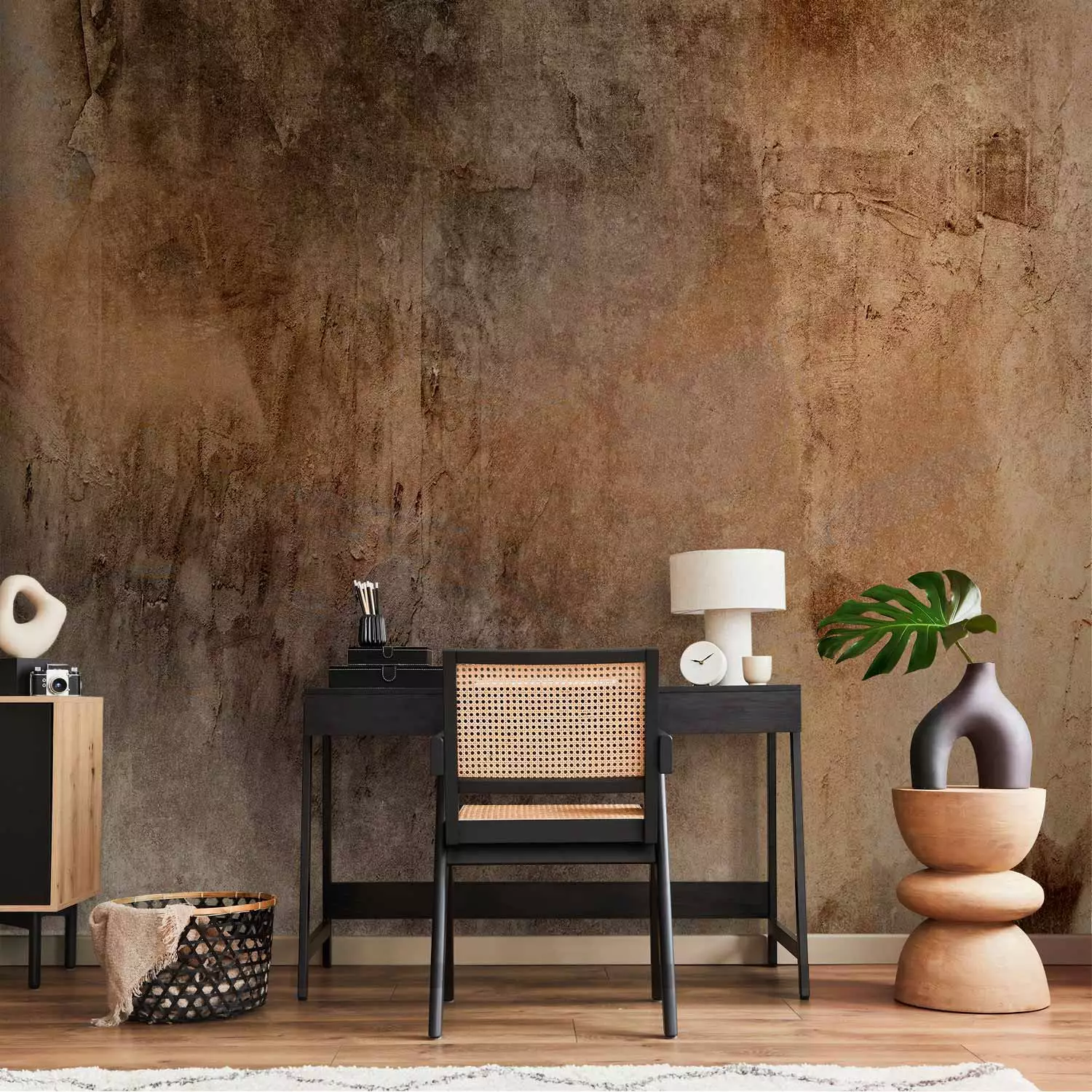 brown textured wall background