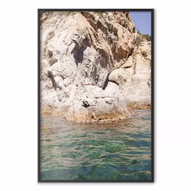 Wall Poster Spanish Rocks - View Showing the Coast Meets the Sea - bimago
