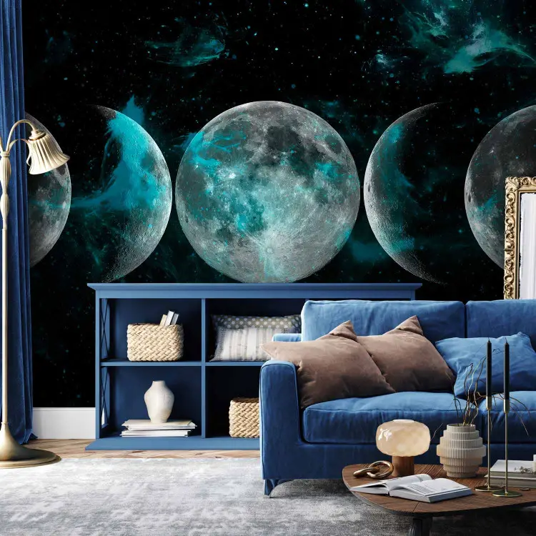 Moon Phases Background [47+] Phases Of The Moon Wallpaper On