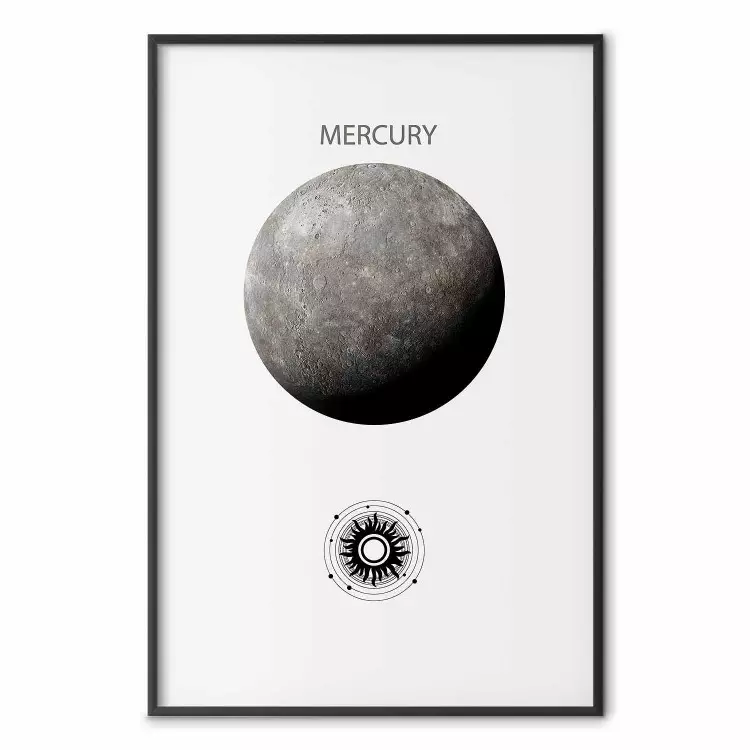 Wall Poster Mercury II - The Smallest Planet of the Solar System - bimago