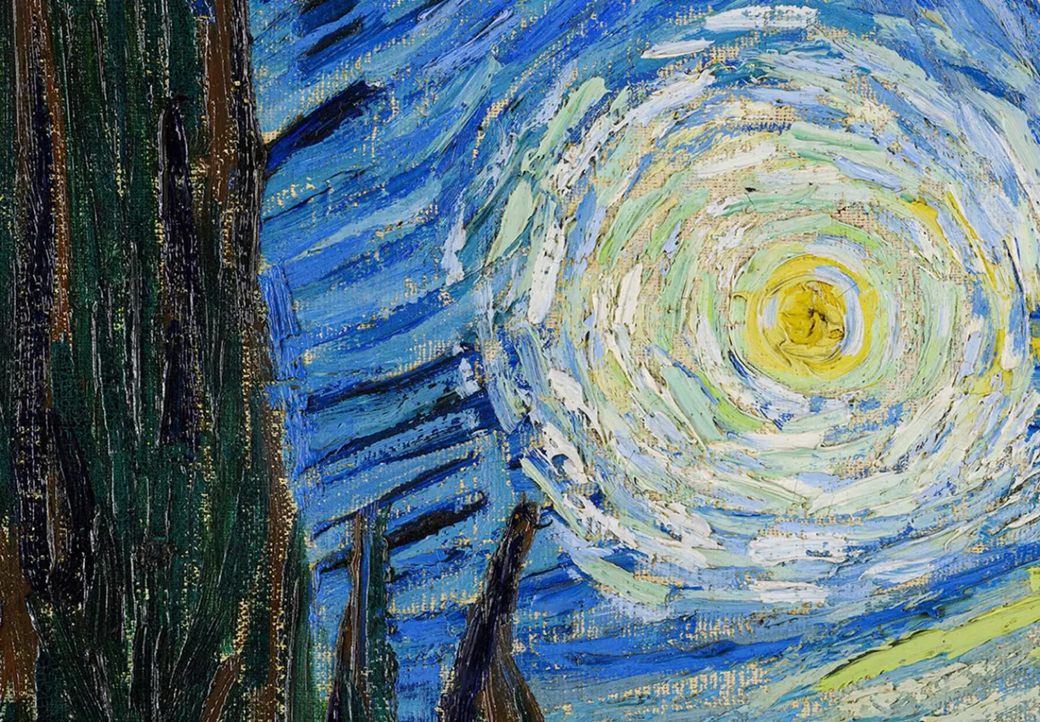 Starry Night Drawing In Circle The Starry Night, Van Gogh Throw