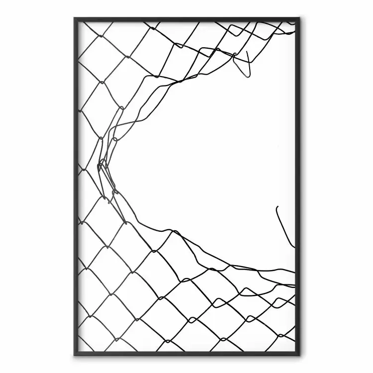 Wall Poster Torn Net [Poster] - bimago