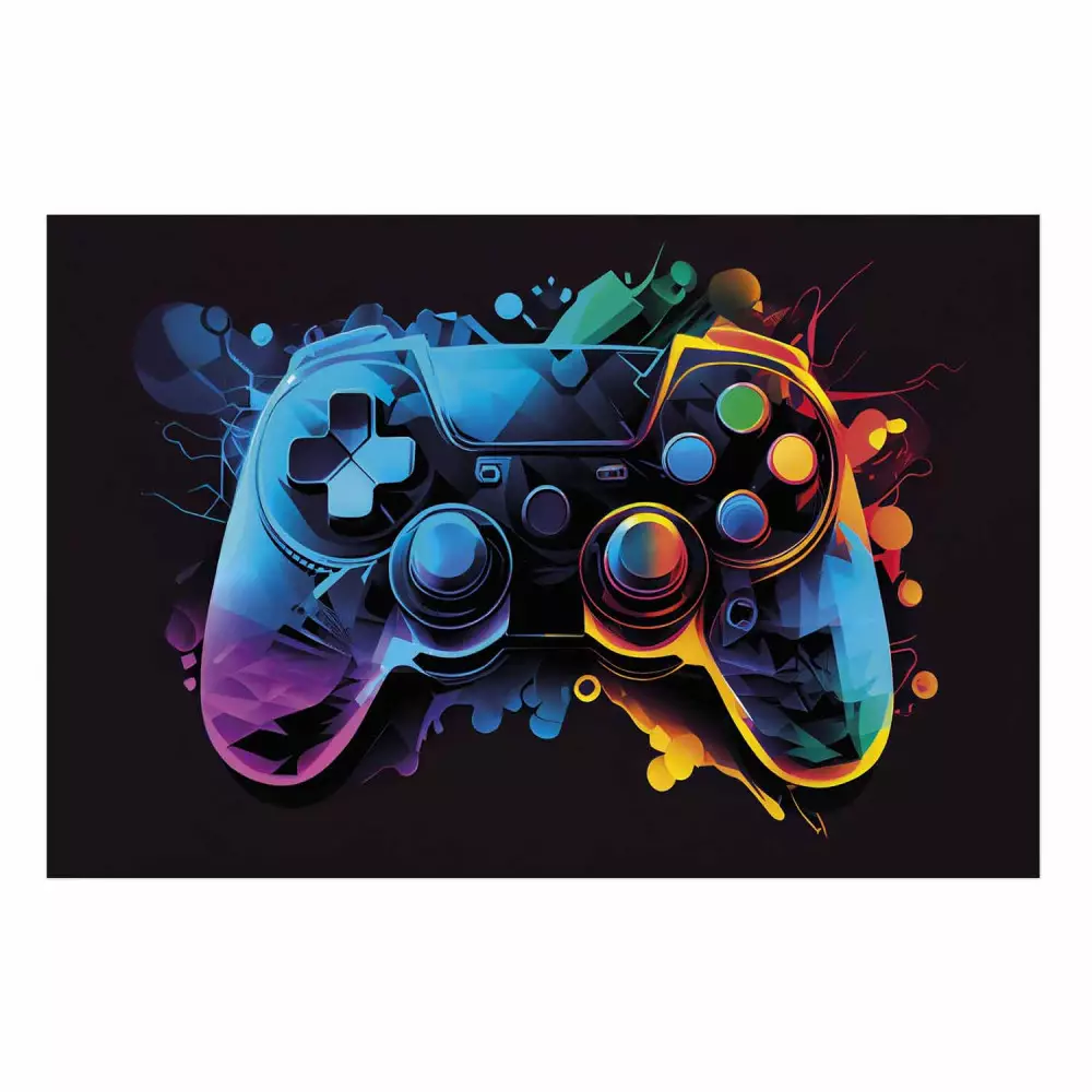 Poster Colorful Controller - A Multi-Colored Design for the Player’s ...