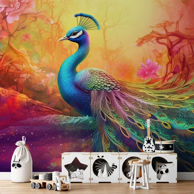 Rainbow Bird Background 130+ Summer,Spring Nature Background With