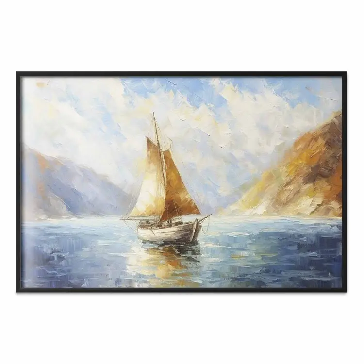 Wall Poster Travel by Ship - A Landscape Inspired by the Works of ...