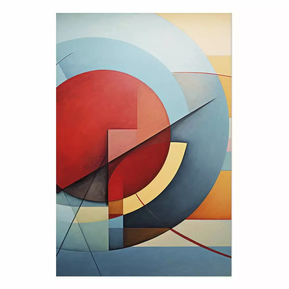 Poster Deconstructivism - A Geometric Composition in the Style of ...