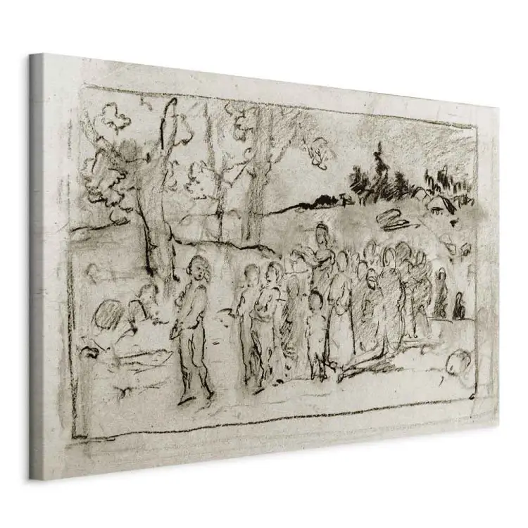 Art Reproduction Ludwig Knaus - Leichenzug im Walde - bimago