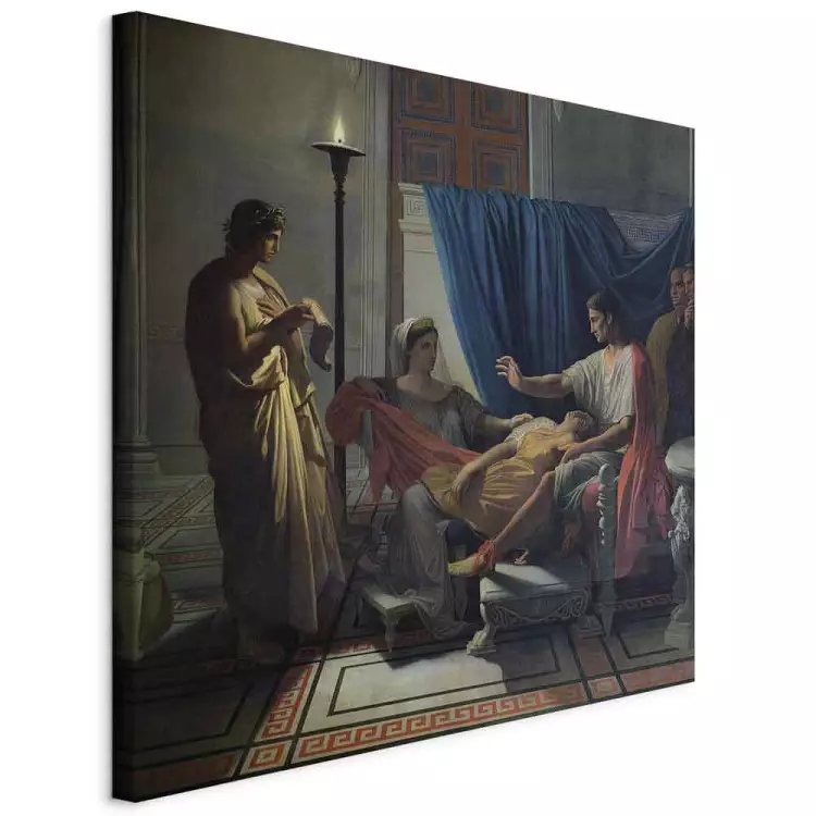 Art Reproduction Jean-Auguste-Dominique Ingres - Virgil Reading the ...