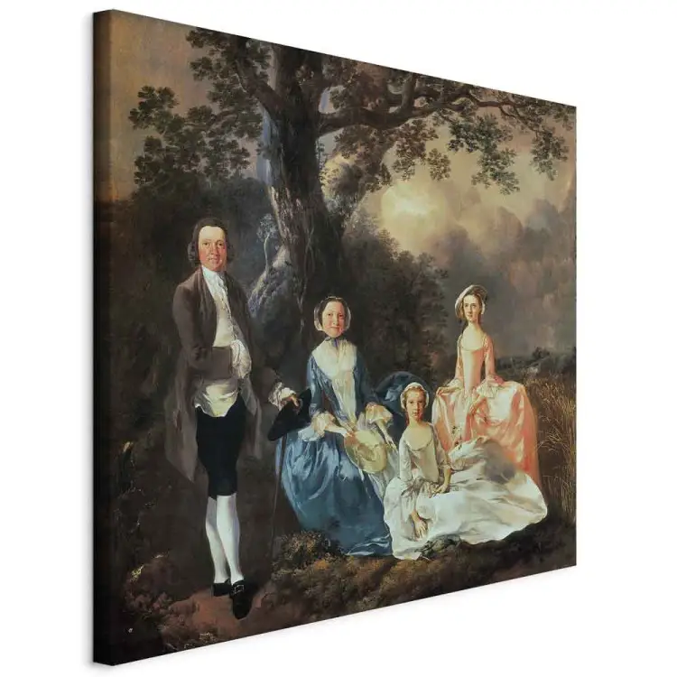 Art Reproduction Thomas Gainsborough - Mr. and Mrs. John Gravenor with ...