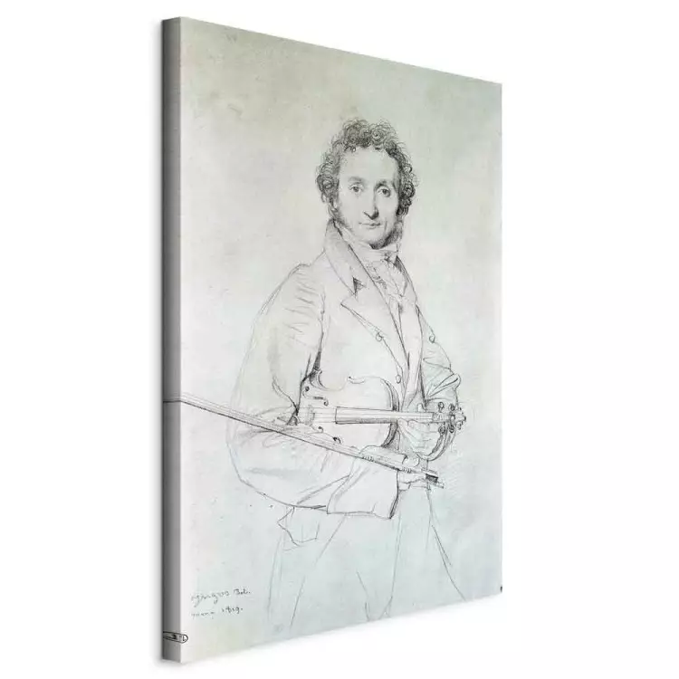 Art Reproduction Jean-Auguste-Dominique Ingres - Portrait of Niccolo ...