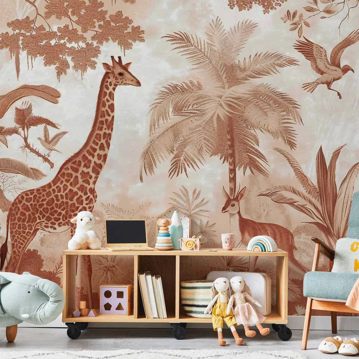 Decorative Murals In Jungle Themes