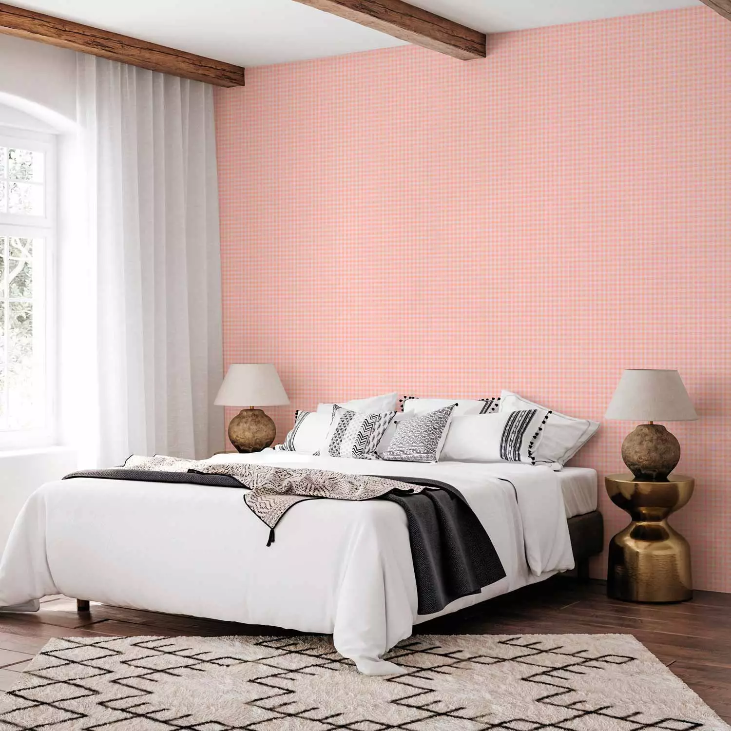 light pink wallpaper pattern