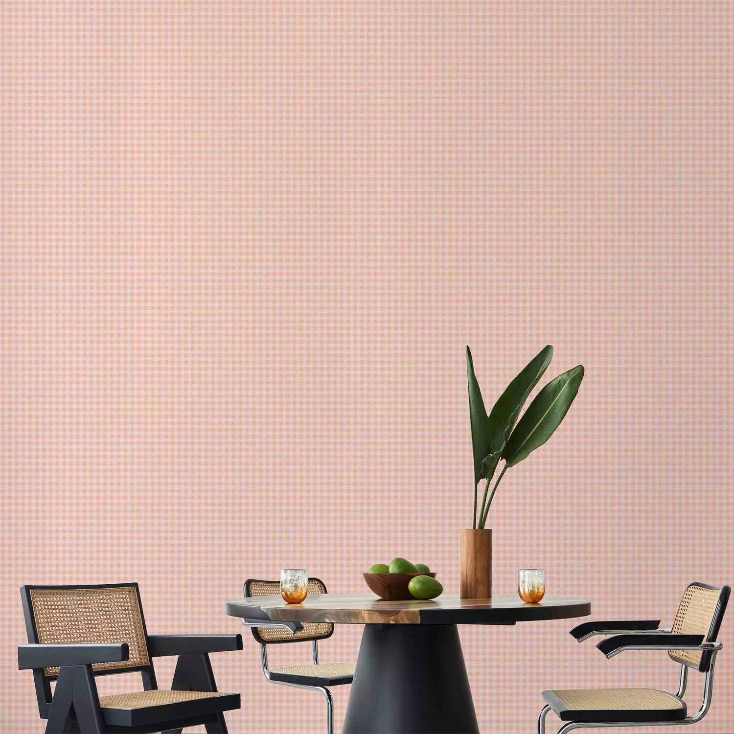 square wallpaper pink