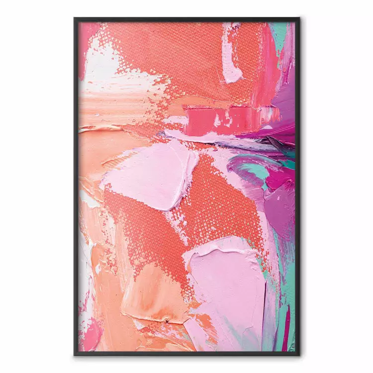 Wall Poster Artistic Spot - Intense, Vibrant Colors on Canvas in Modern ...