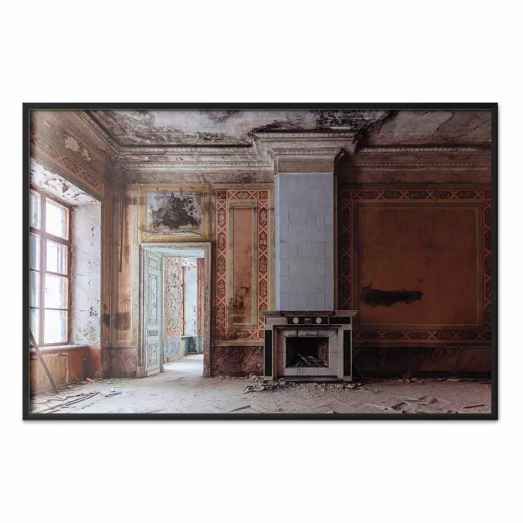 Wall Poster Destroyed Room - Paintings and Ruined Interior of an ...