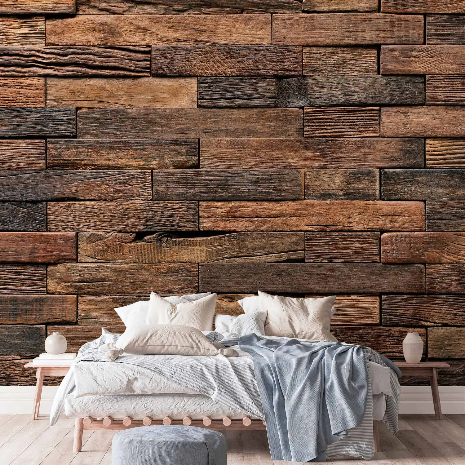 Wood Wall Mural Trees And Leaves Wall Murals | Ready Made And Bespoke