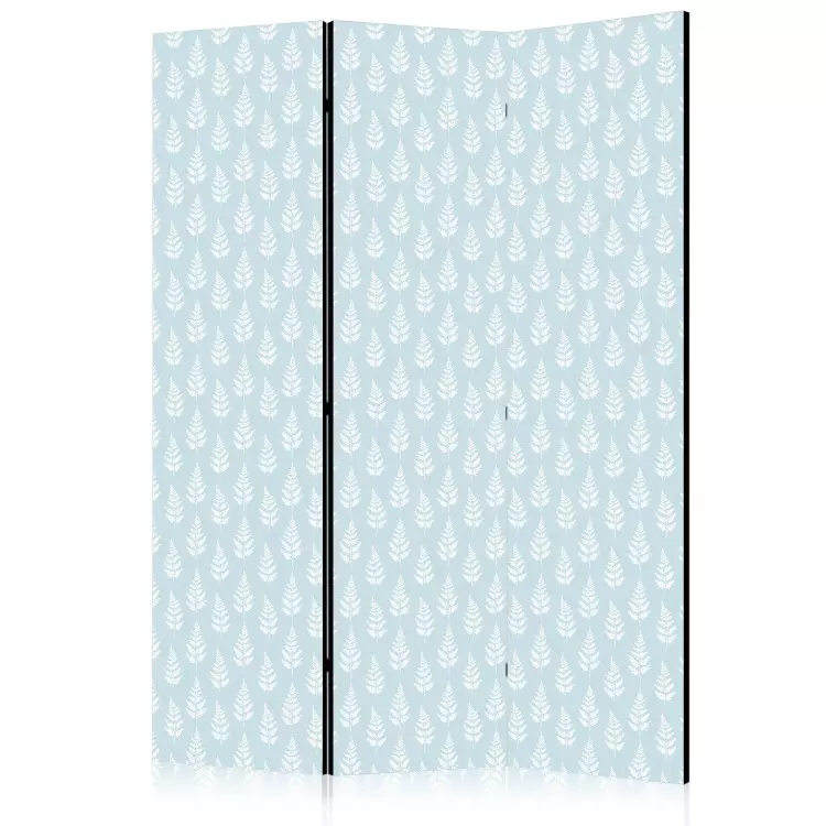 Room Divider Screen Pastel Serenity - refined, light leaf pattern on a ...