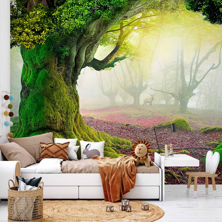 Fantasy Wall Murals, Enchanted Fairy Forest Wall Mural, Fantasy Mural ...