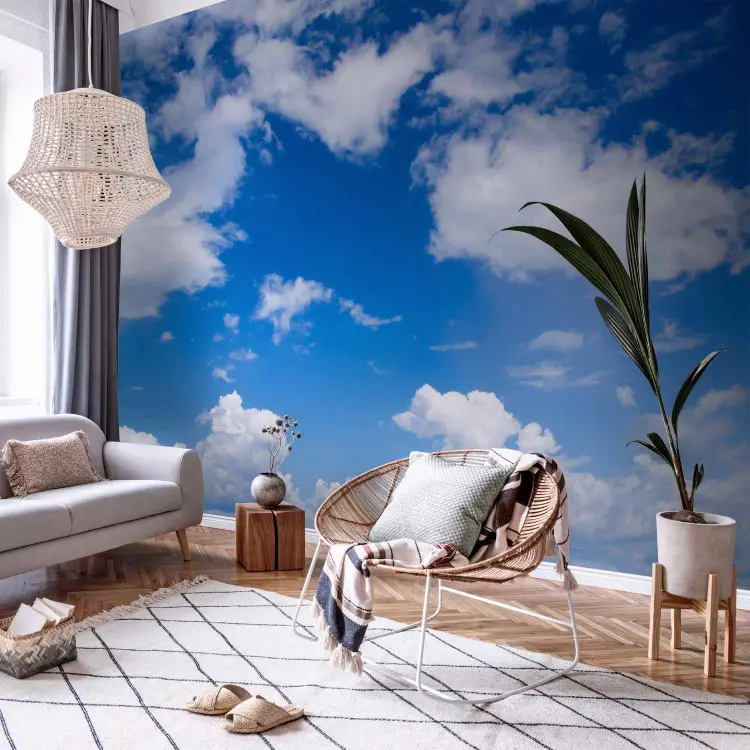 Photo Wallpaper Under the Open Sky - Landscape of Blue Sky with ...