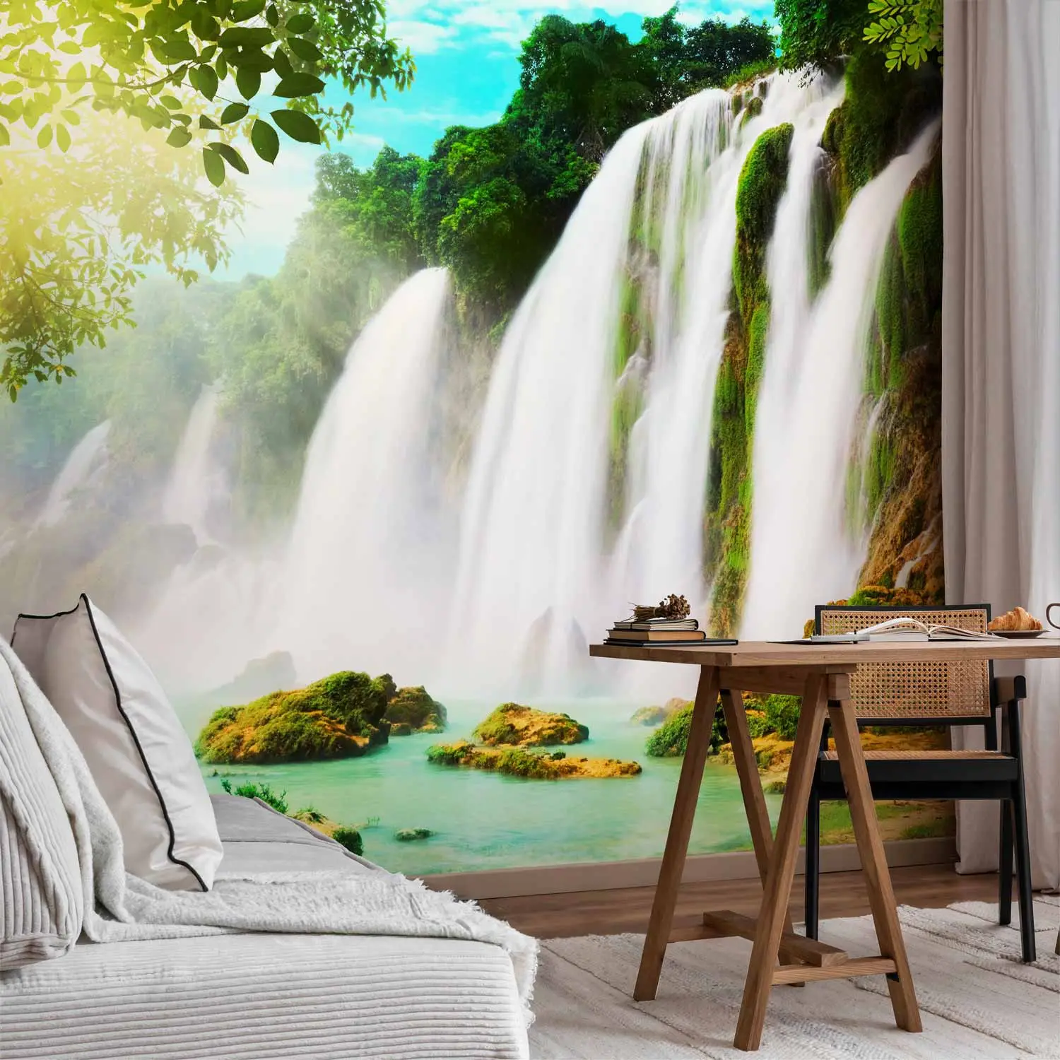 Watrfall Wallpaper Waterfall Wallpaper & Wall Murals | Wallsauce UK
