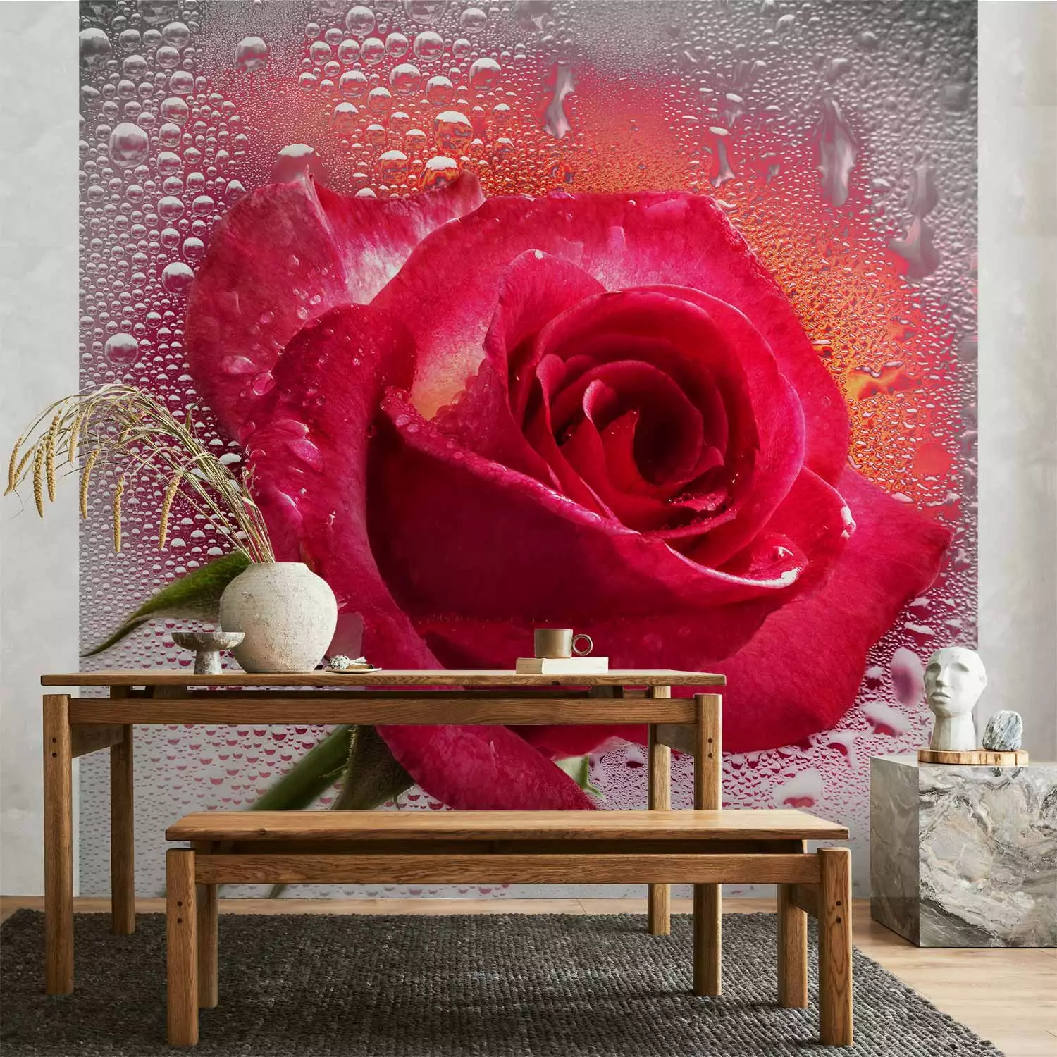 New rose wallpaper store