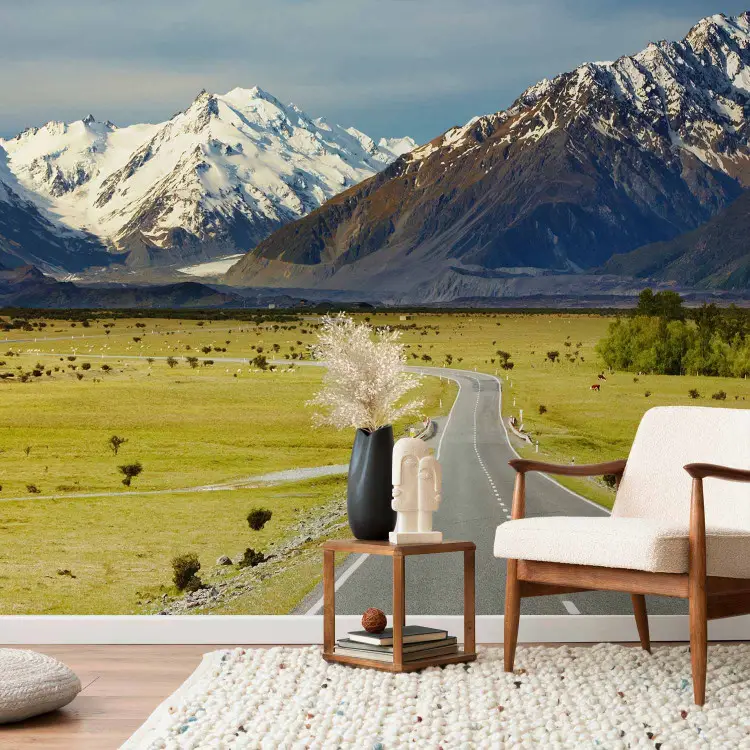 Alps Landscape Scenic View Of Southern Alps At Dusk · Free Stock