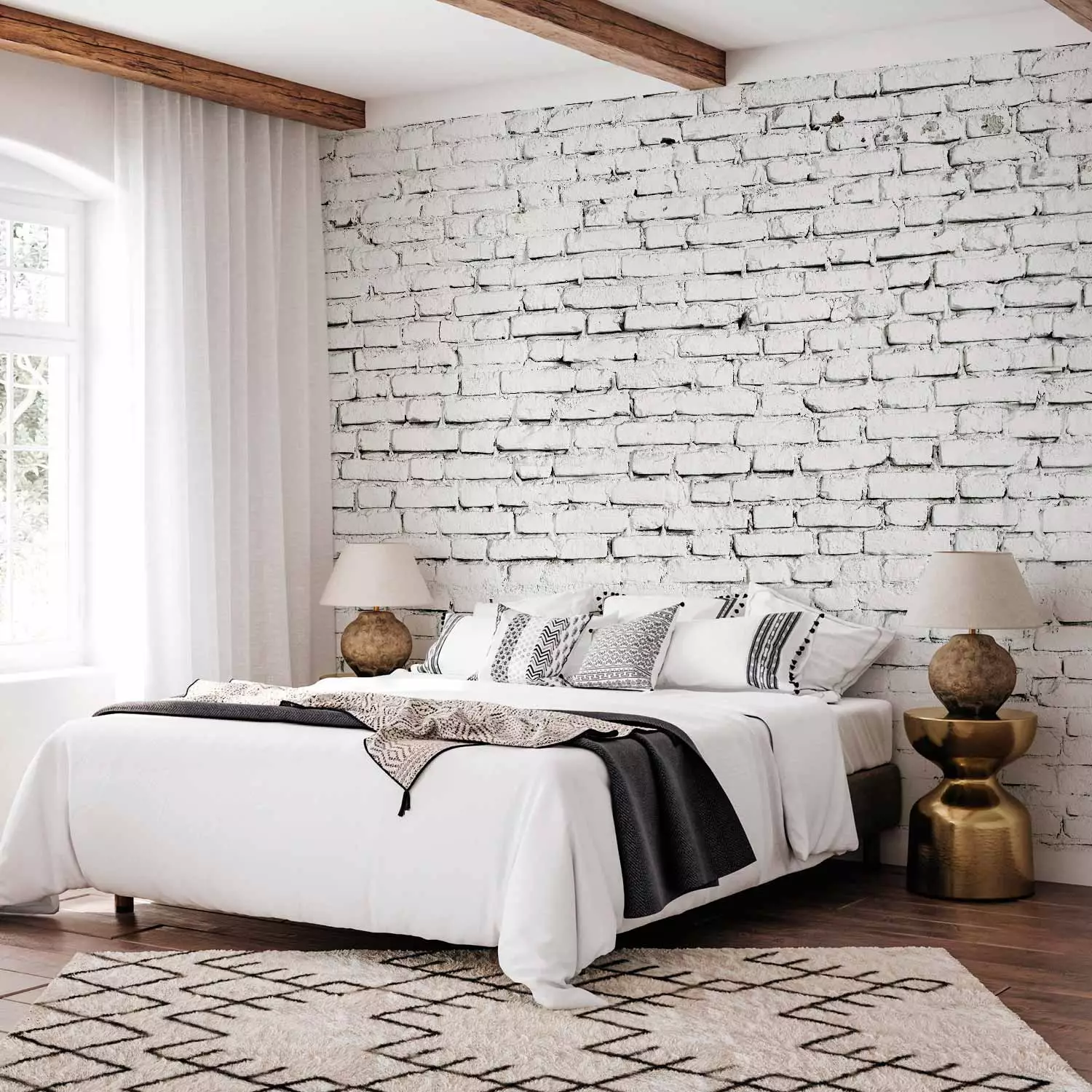 brick pattern wallpaper uk