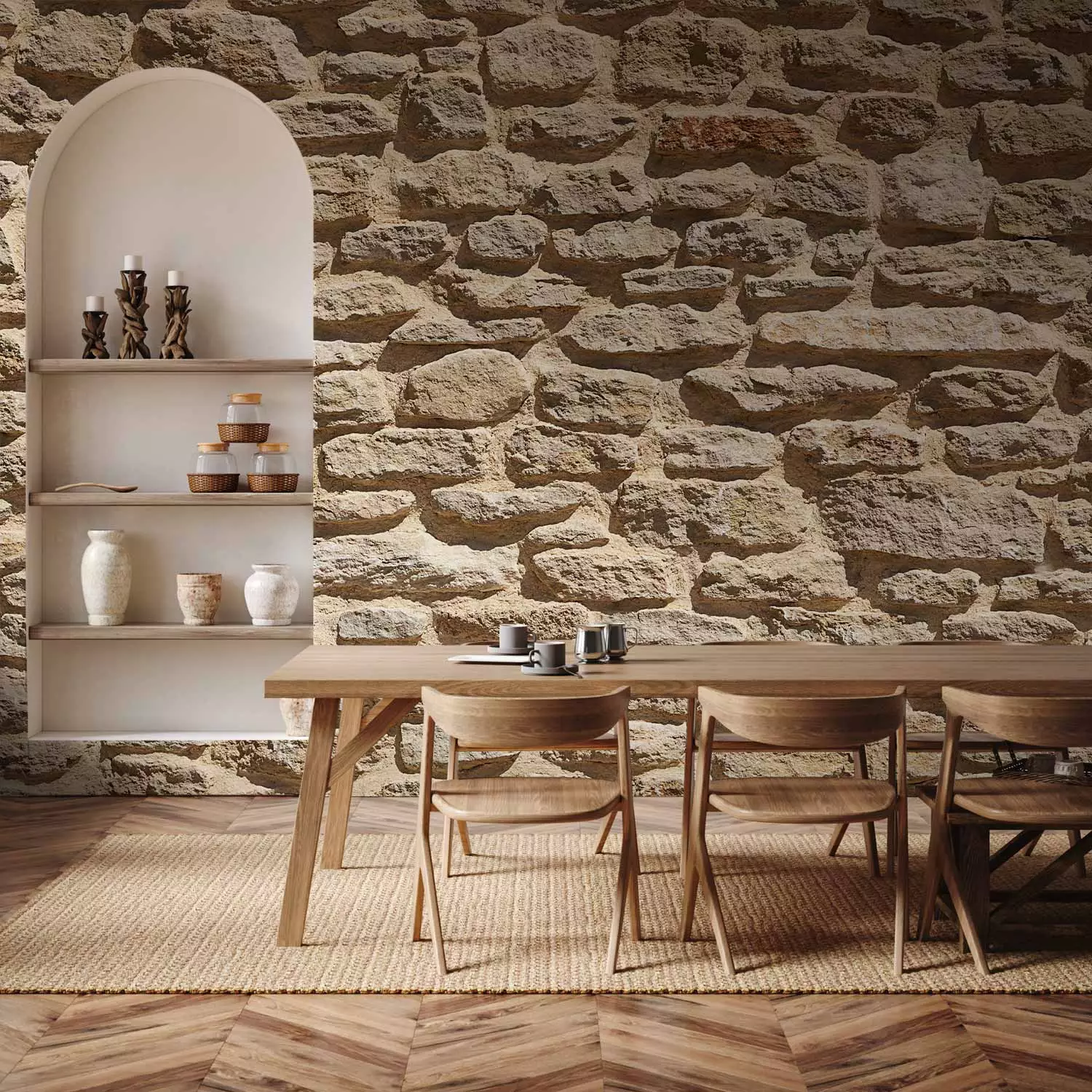 Stone Interior Wall Painting