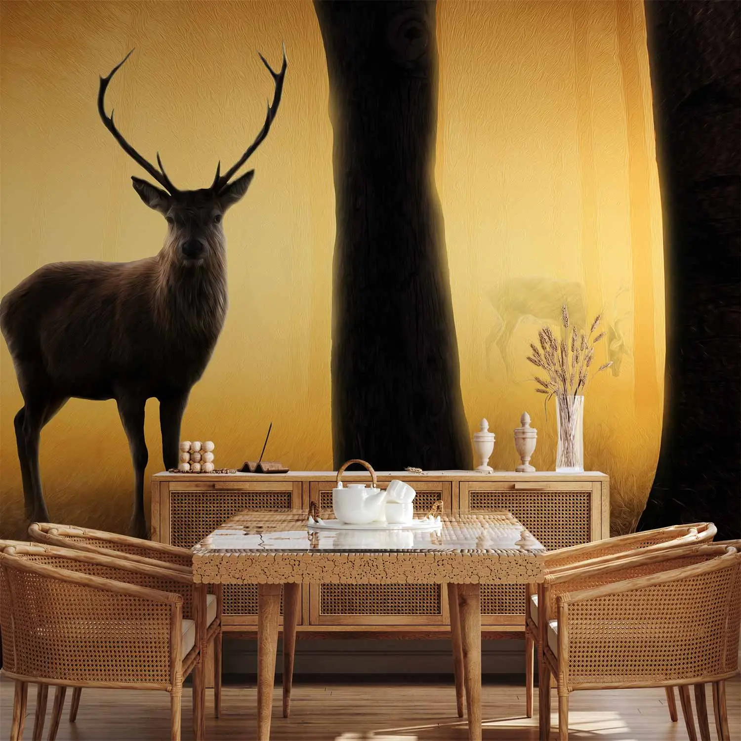 Wallpaper Deer Murals