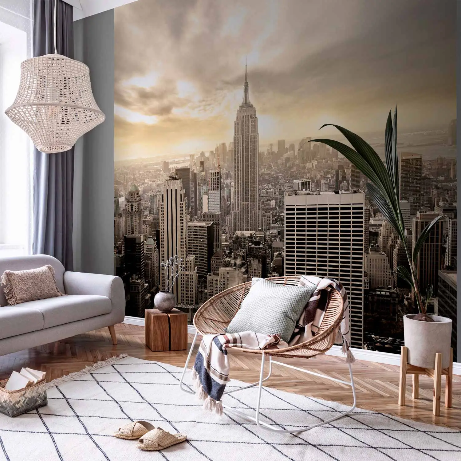 City Living Room Murals