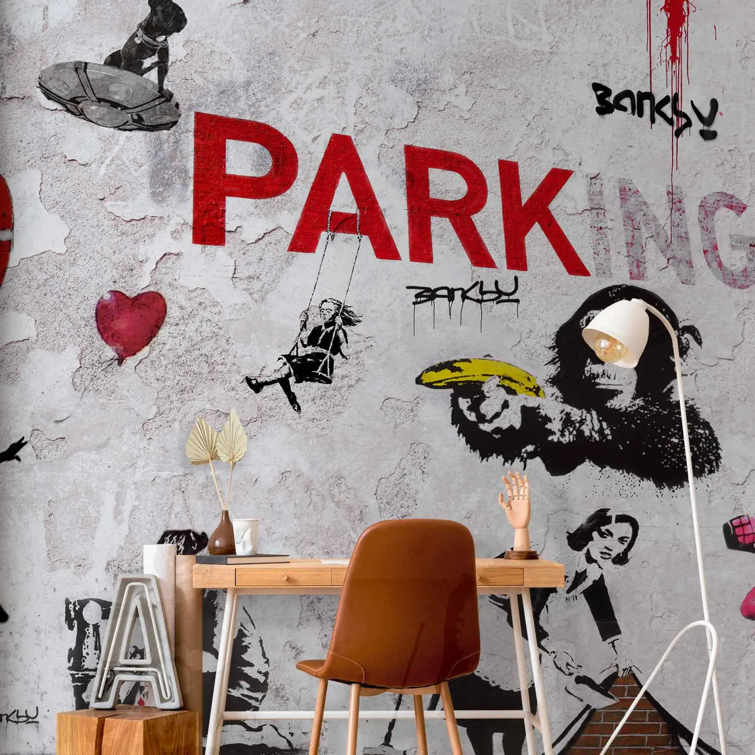 Banksy Artwork Wallpaper Graffiti