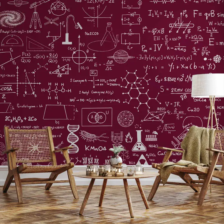 Wall Mural Science Formulas - bimago